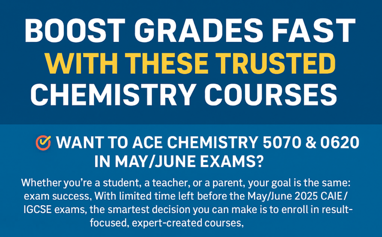IGCSE Chemistry (0620) – Complete Guide 2025 (Notes, Syllabus, Tips ...