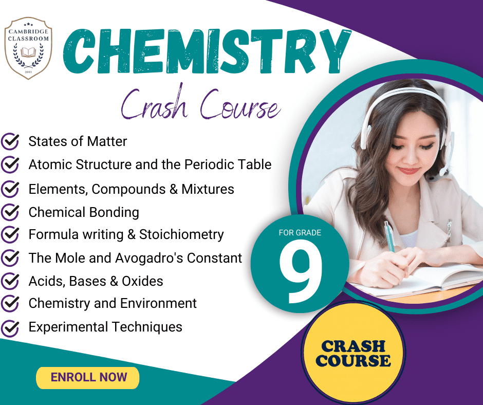 IGCSE/O Level Chemistry Last Minute Revision Plan for 2026 -2030